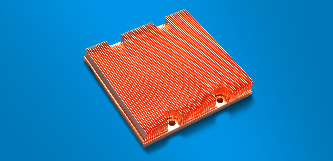 Aluminum & Copper Skived Heat Sink ManufacturerNovark